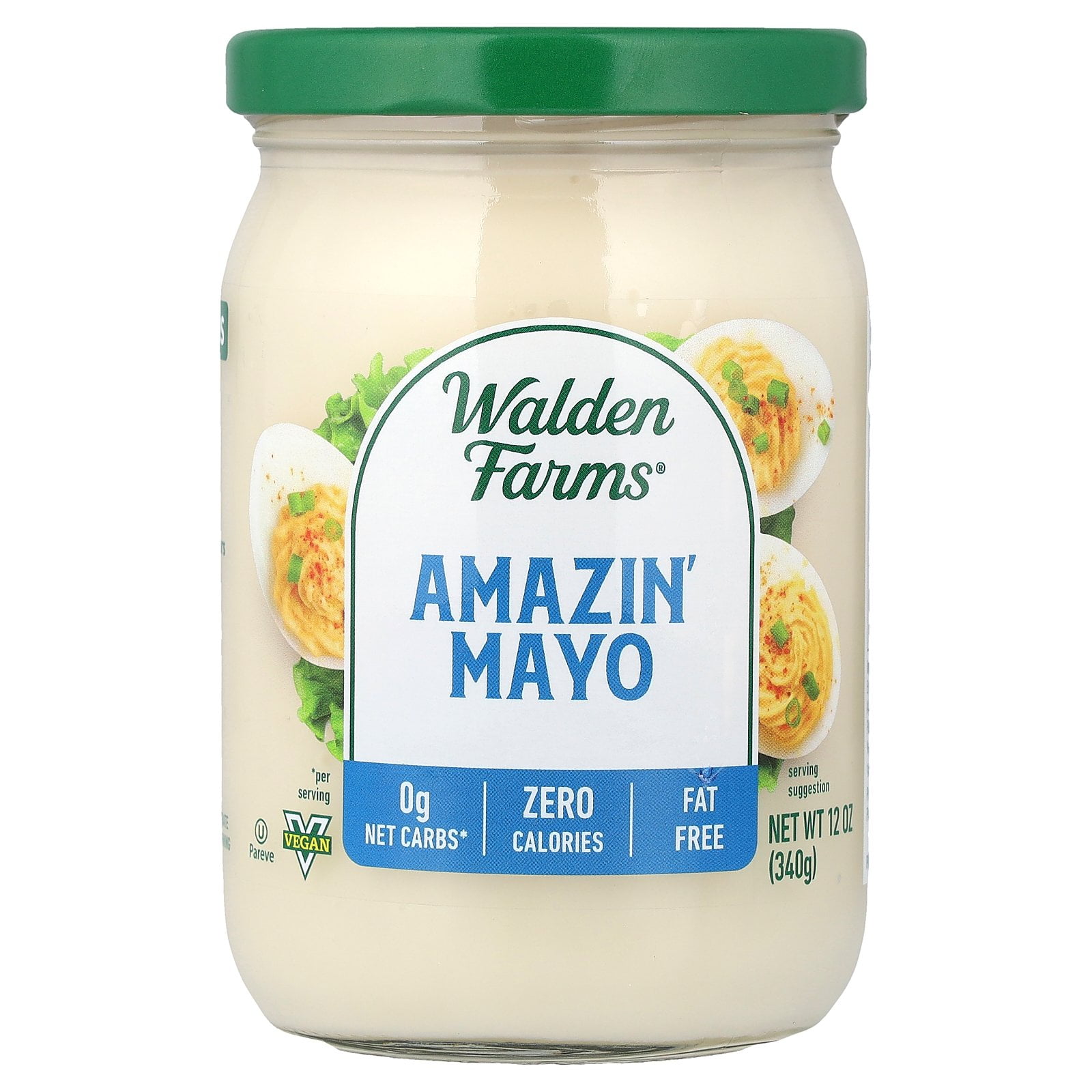 Walden Farms, Amazin' Mayo, 12 oz, Fat Free, Keto, Vegan - Walmart.com
