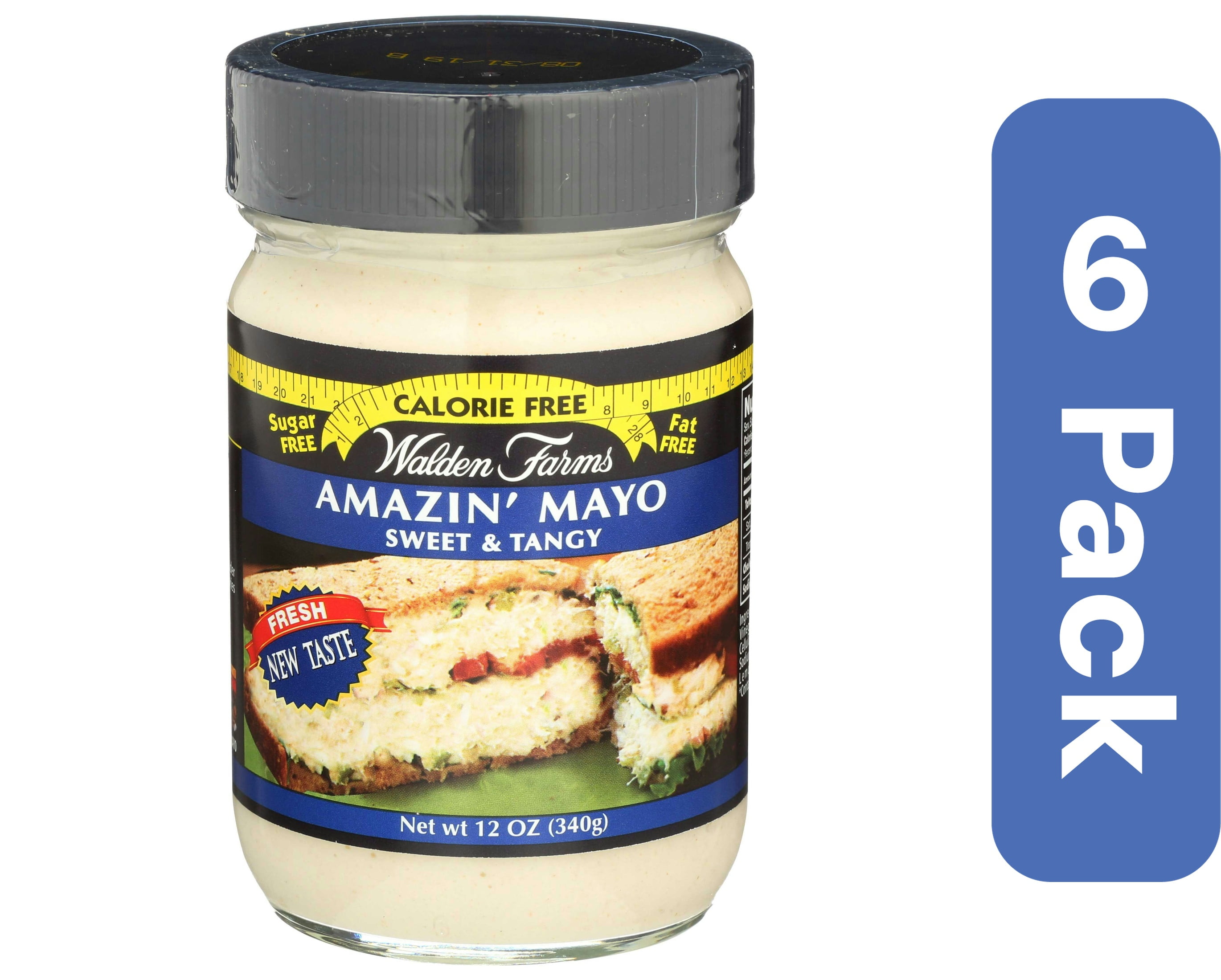 Walden Farms Amazing Sweet & Tangy Mayonnaise 12 fl oz (Pack Of 6) - Walmart.com