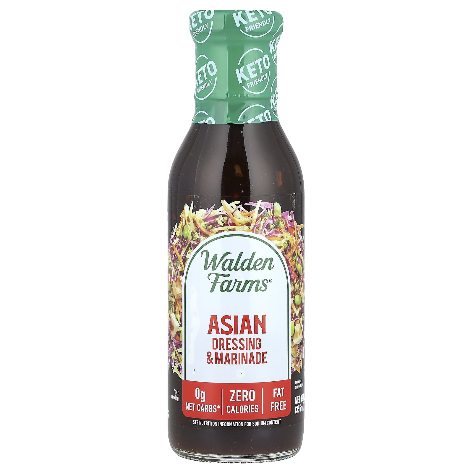Walden Farms, Asian Dressing & Marinade, 12 fl oz, Calorie Free ...