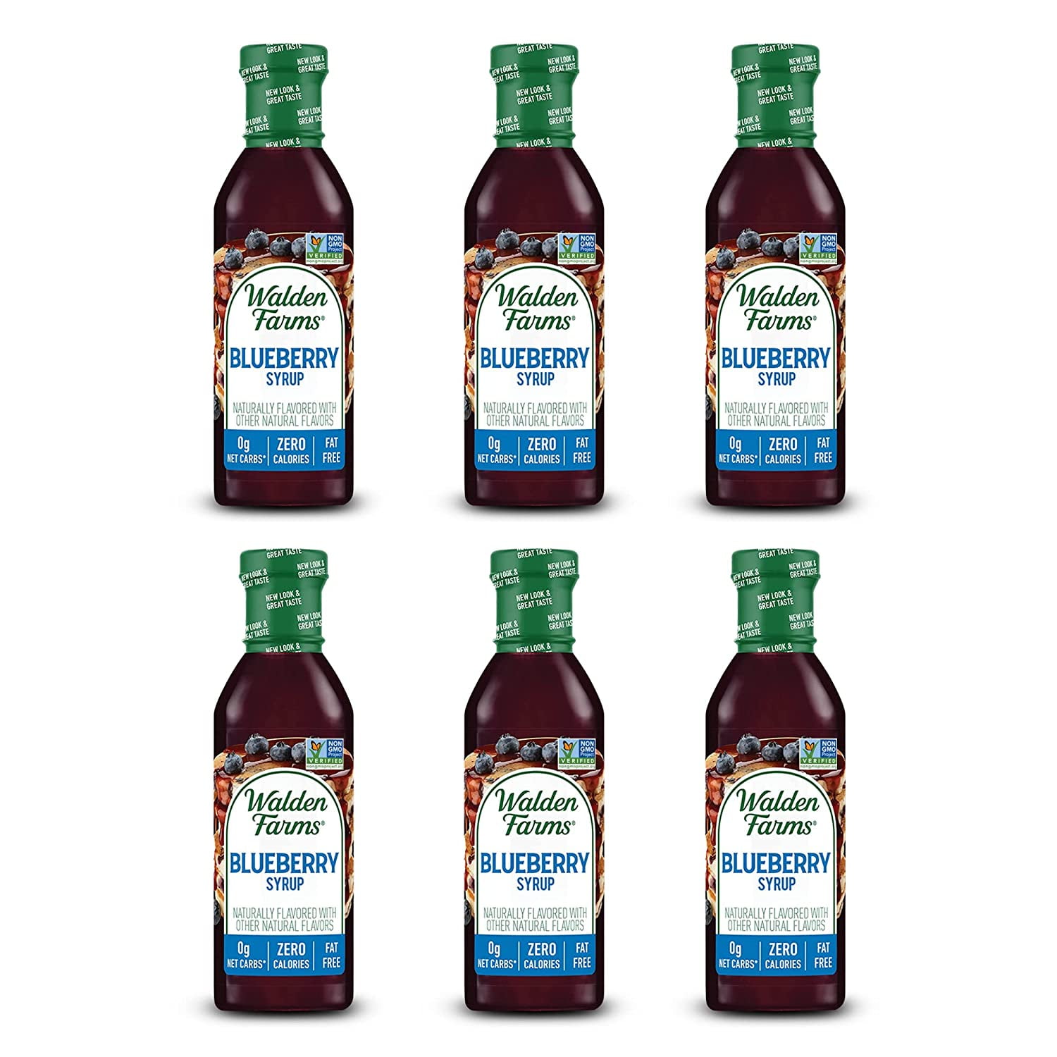 Walden Farms Blueberry Syrup, Case of 6, 12 oz - Walmart.com