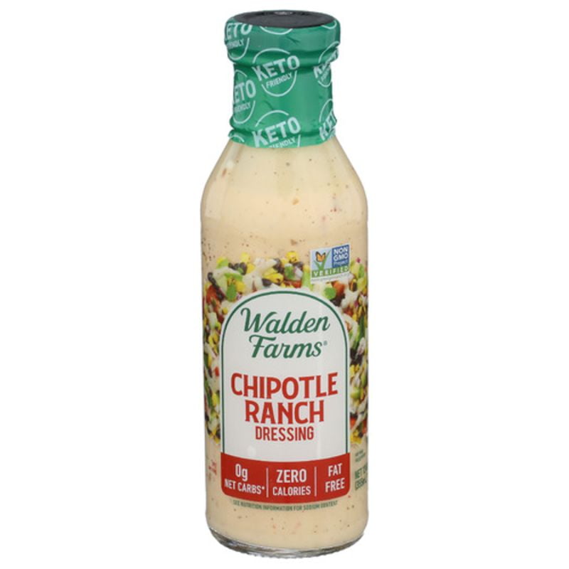 Walden Farms Chipotle Ranch Salad Dressing 12 fl oz - Walmart.com