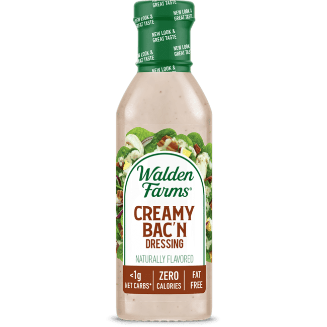 Walden Farms Creamy Bac'n Dressing, Fat Free, Sugar Free, Salad ...