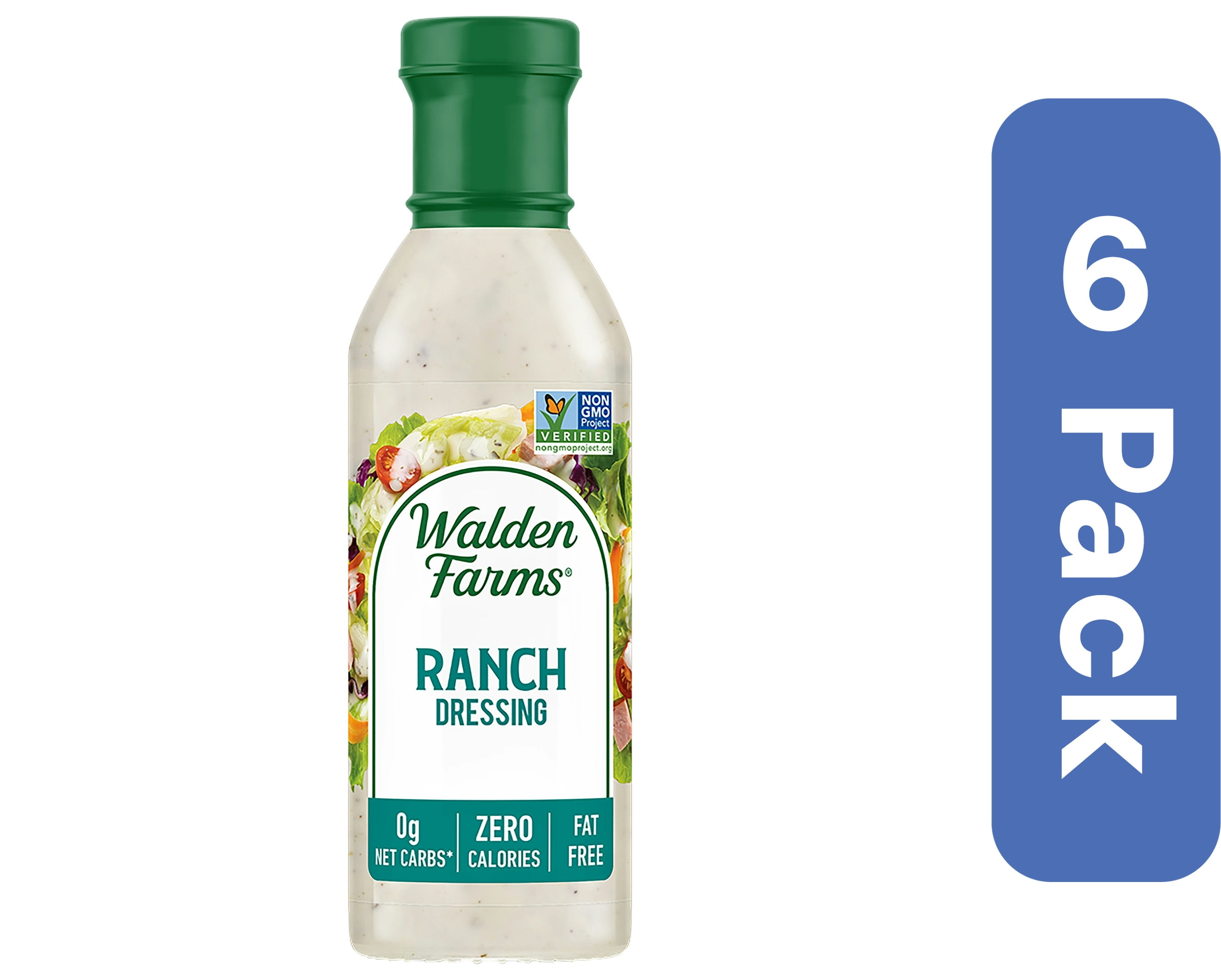 Walden Farms Dressing Creamy Buttermilk Ranch 12 fl oz (Pack of 6 ...