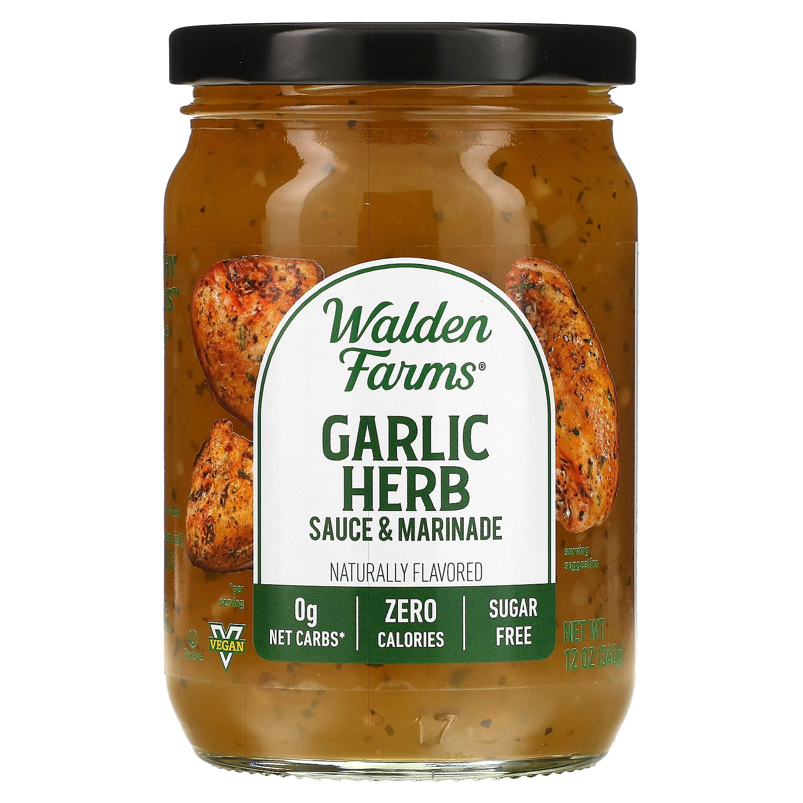 Walden Farms, Garlic Herb Sauce Marinade, 12 oz (340 g) - Walmart.com