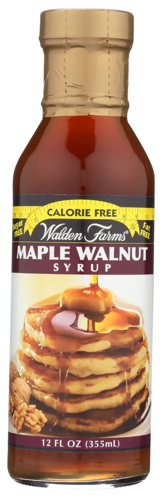 Walden Farms Sugar-Free, Zero Calorie Maple Walnut Syrup, Perfect for ...