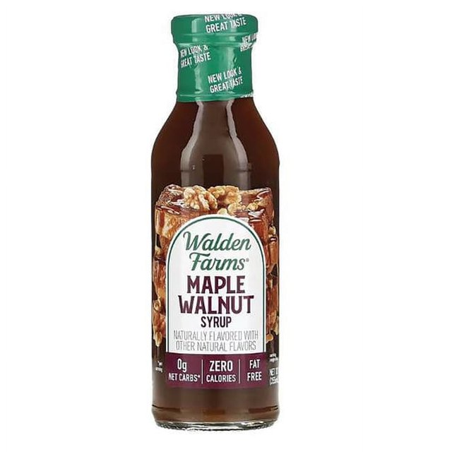 Walden Farms Zero Calorie, Sugar-Free Maple Walnut Syrup for Pancakes ...