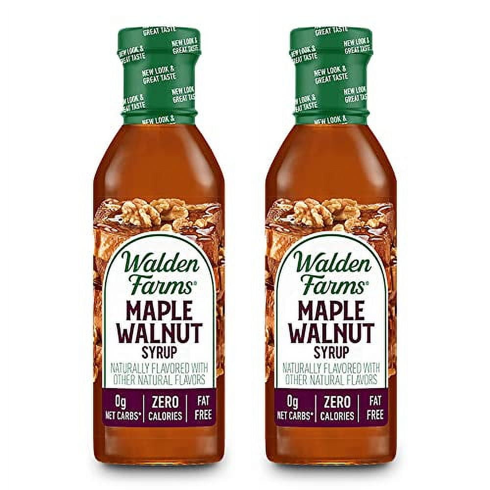 Walden Farms Maple Walnut Syrup 12 oz (Pack of 2) Sweet Syrup - Near ...