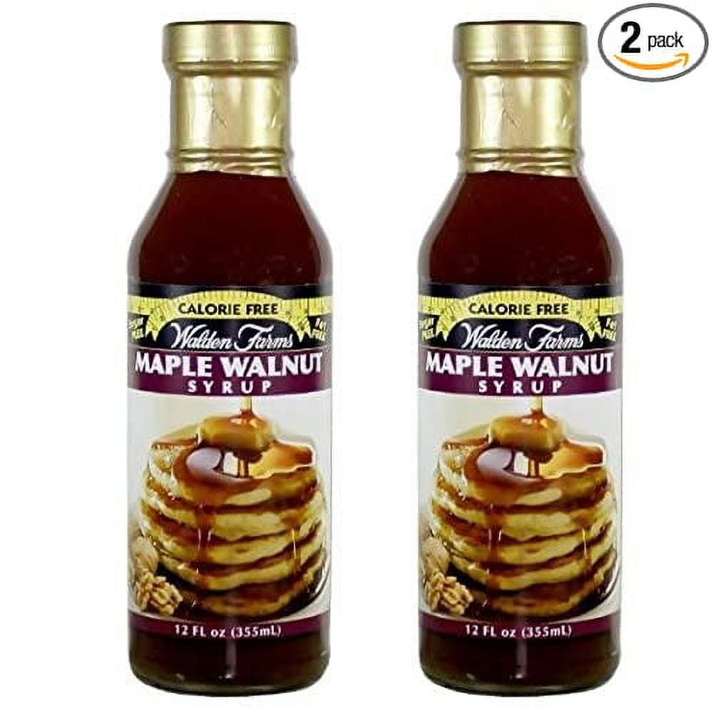 Walden farms Calorie Free Maple Walnut Syrup 12 oz ( 2 Pack ) - Walmart.com