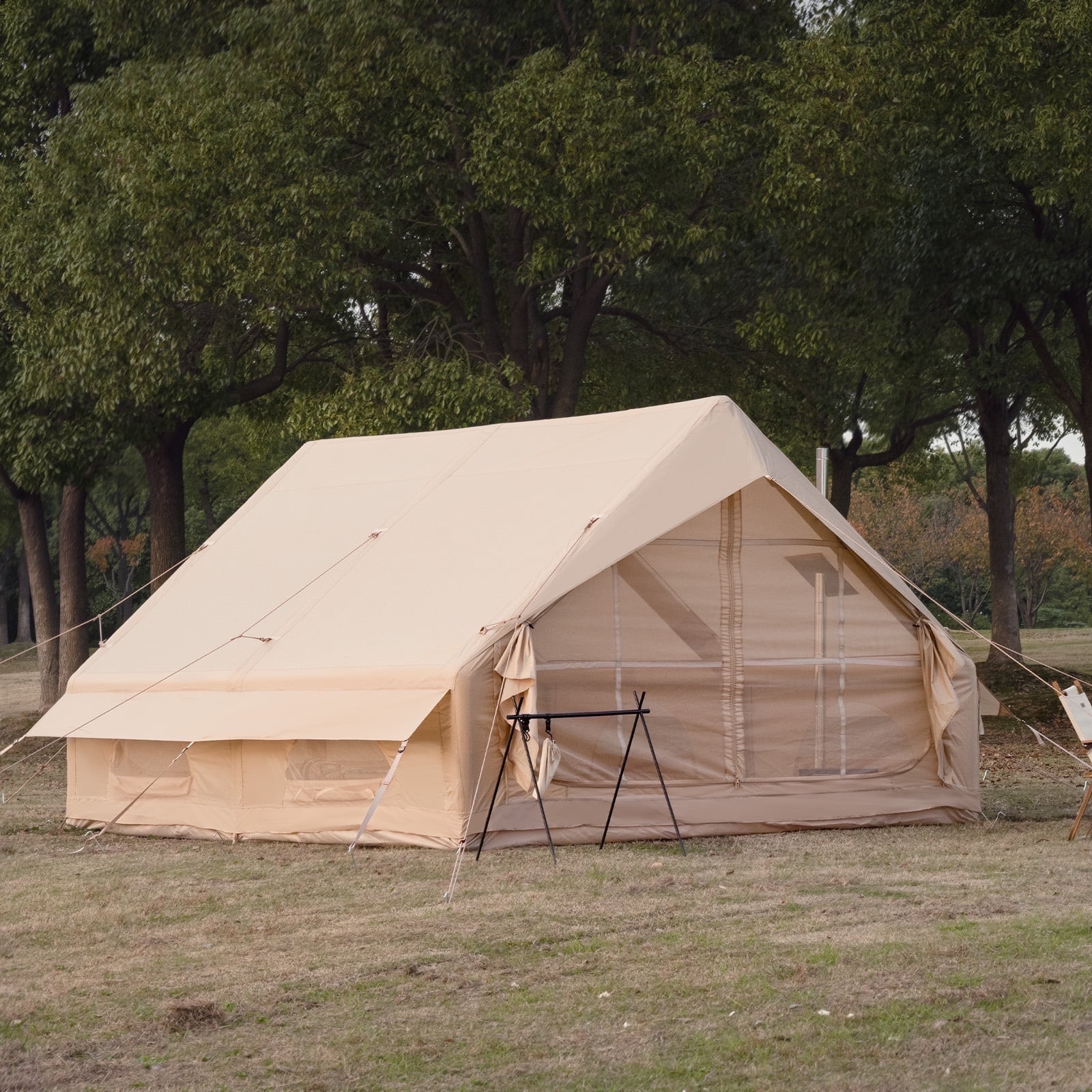 Waldmate Inflatable Tent for Camping 3-4 Person, Glamping Tent with ...