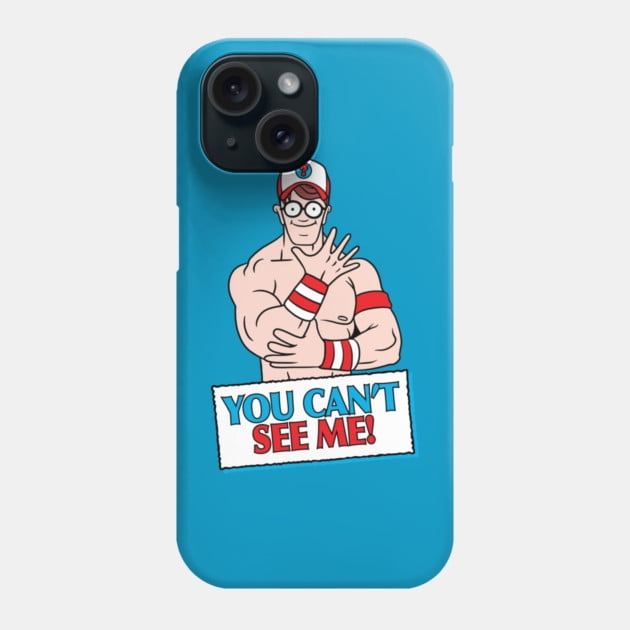 Waldo Cena Funny You Cant See Me Meme Compatible Phone Case for iPhone ...
