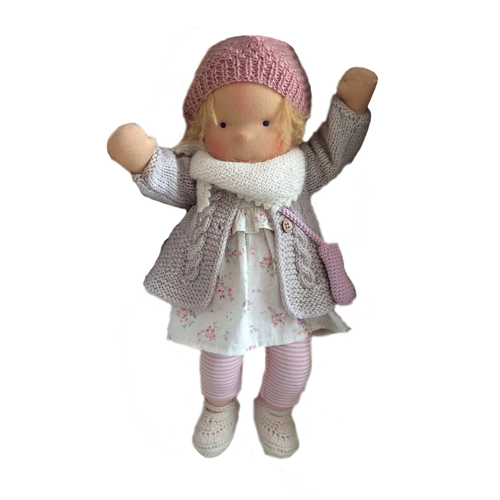 Waldorf Doll Handmade Rag Dolls - Vintage Crocheted Dress-up Collectors ...