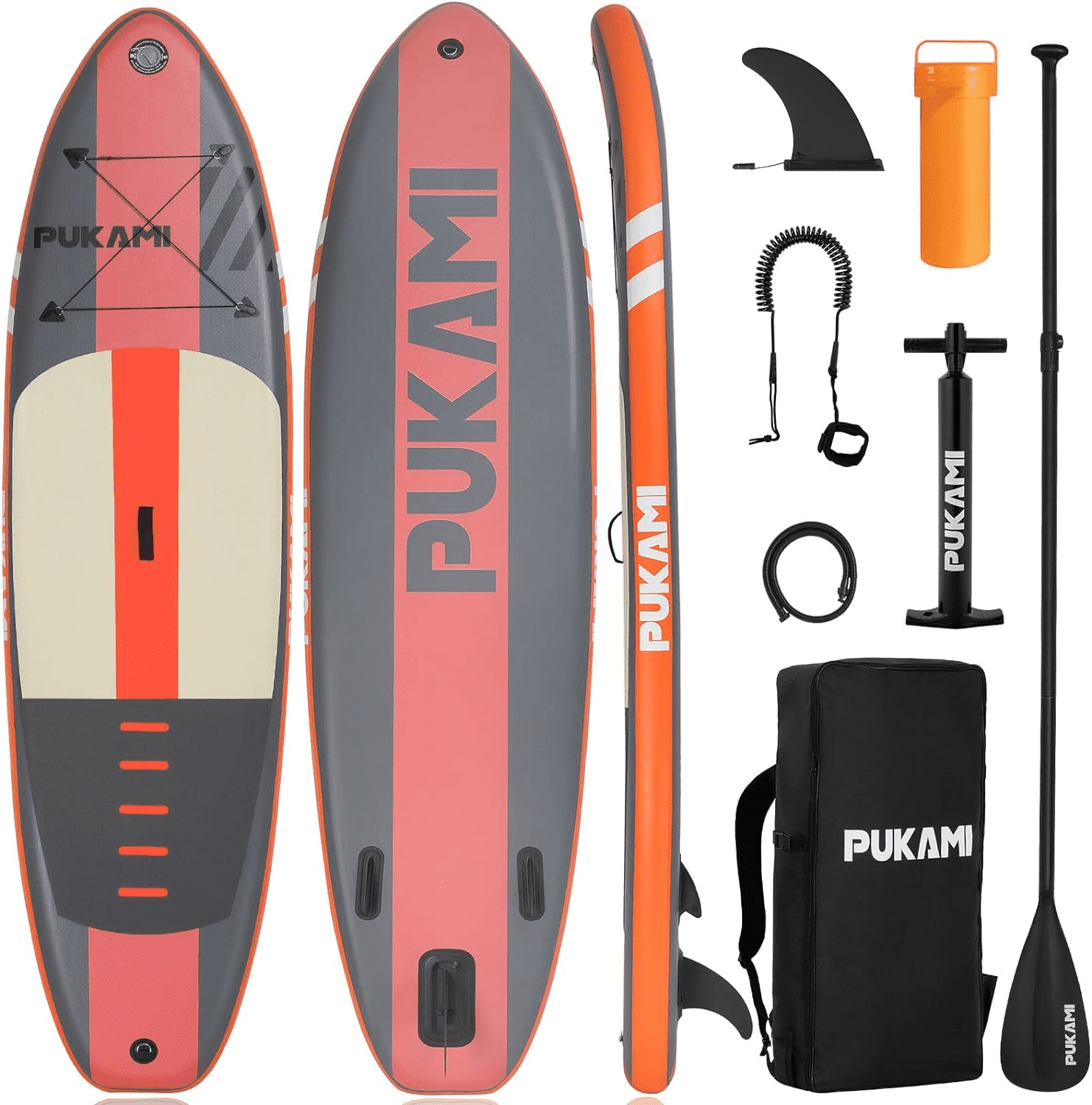 "Waleaf 10'6"" SUP with Accessories, Carry Bag, Paddle, Pump, Leash ...