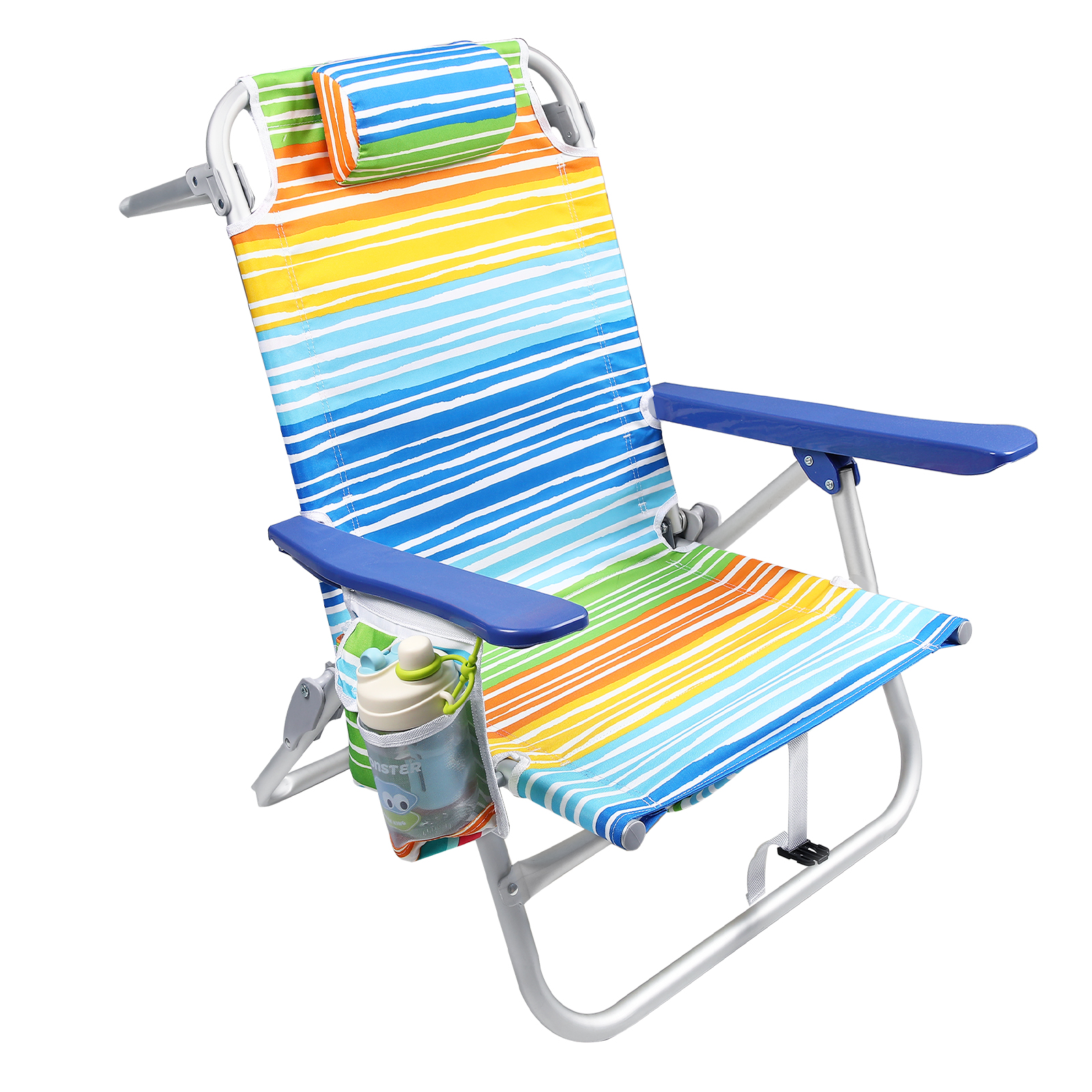 Caribbean Joe Oversize 5-position Backpack Beach Chair with Deluxe ...