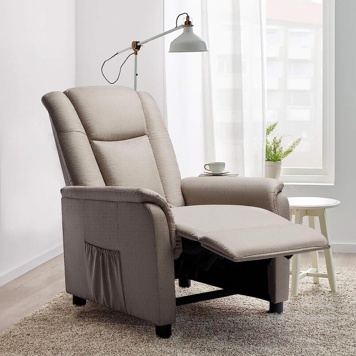 Vineego Recliner,Adjustable Home Theater Single Fabric Recliner with ...