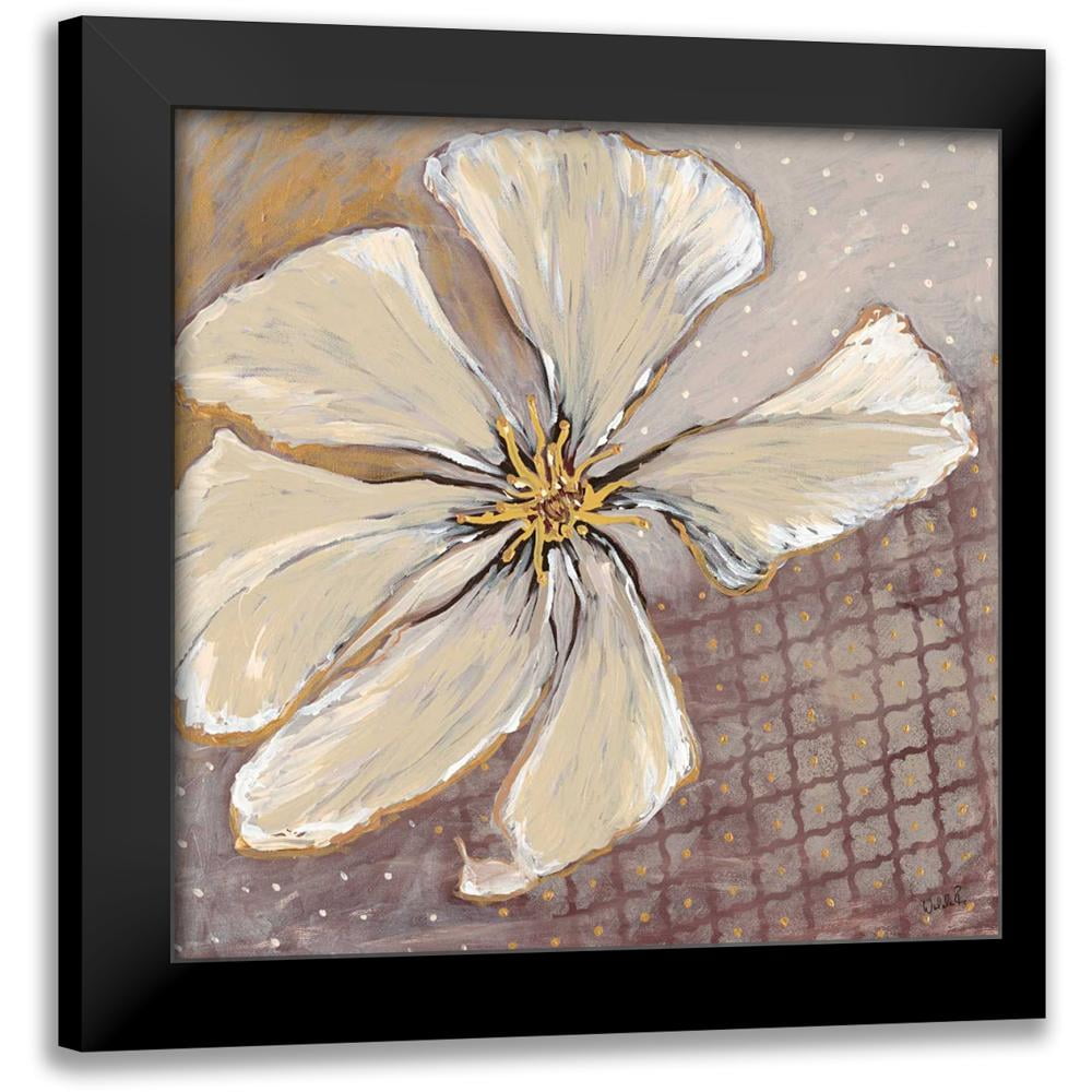 Walela R. 12x12 Black Modern Framed Museum Art Print Titled - White ...