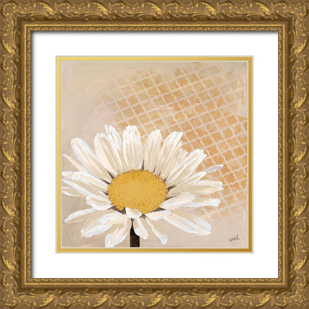 Walela R. 12x12 Gold Ornate Wood Framed with Double Matting Museum Art Print Titled - Moroccan ...