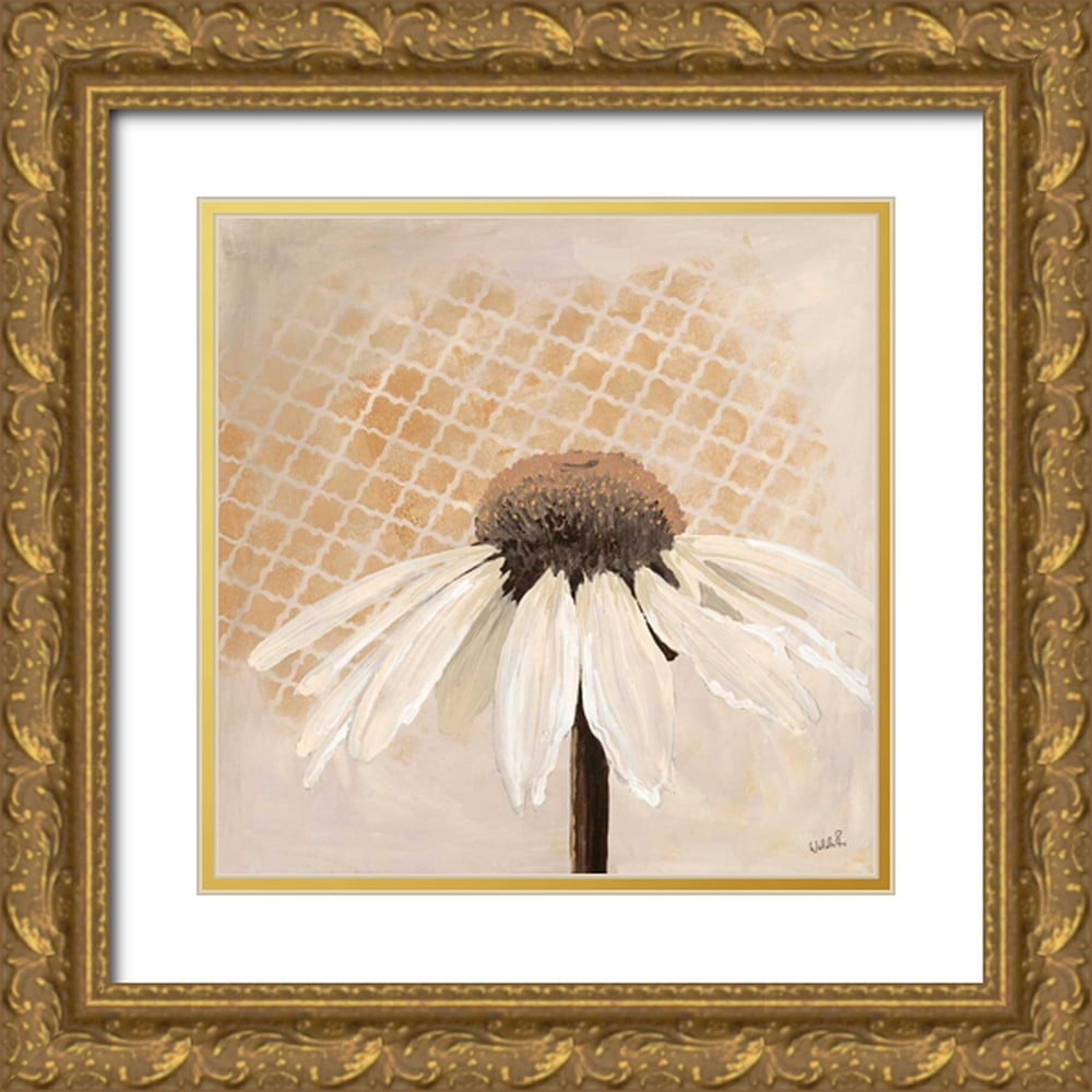 Walela R. 20x20 Gold Ornate Wood Framed with Double Matting Museum Art ...