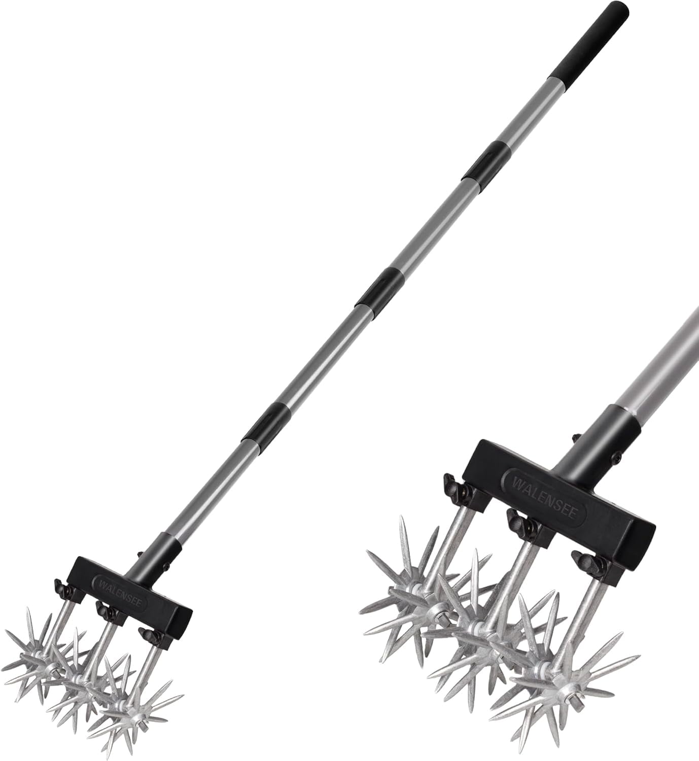 Walensee Rotary Cultivator Garden Tool – Adjustable Hand Tiller for ...