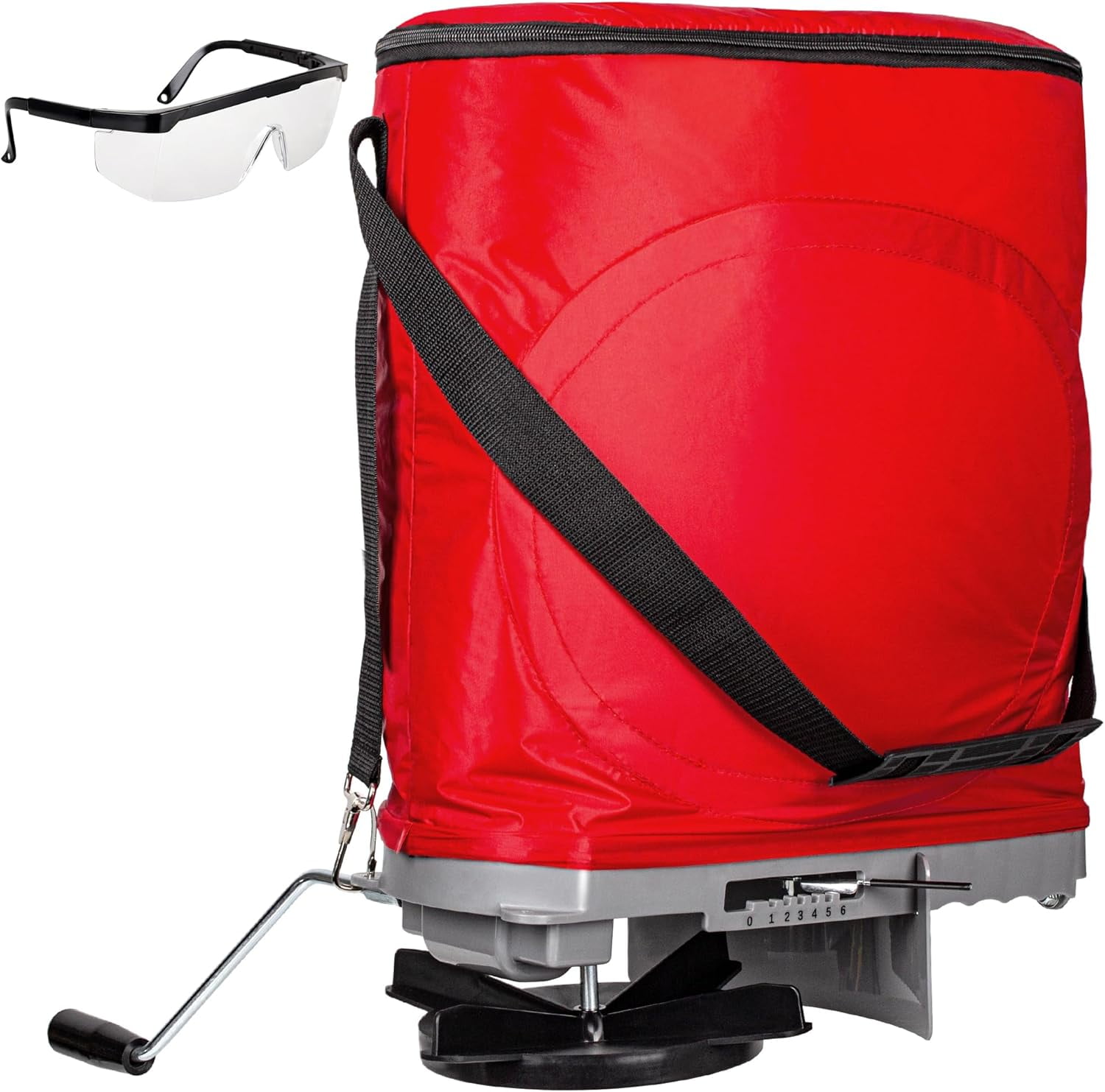 Walensee Handheld Bag Seeder Spreader with 25lb Bag, Frame Support ...