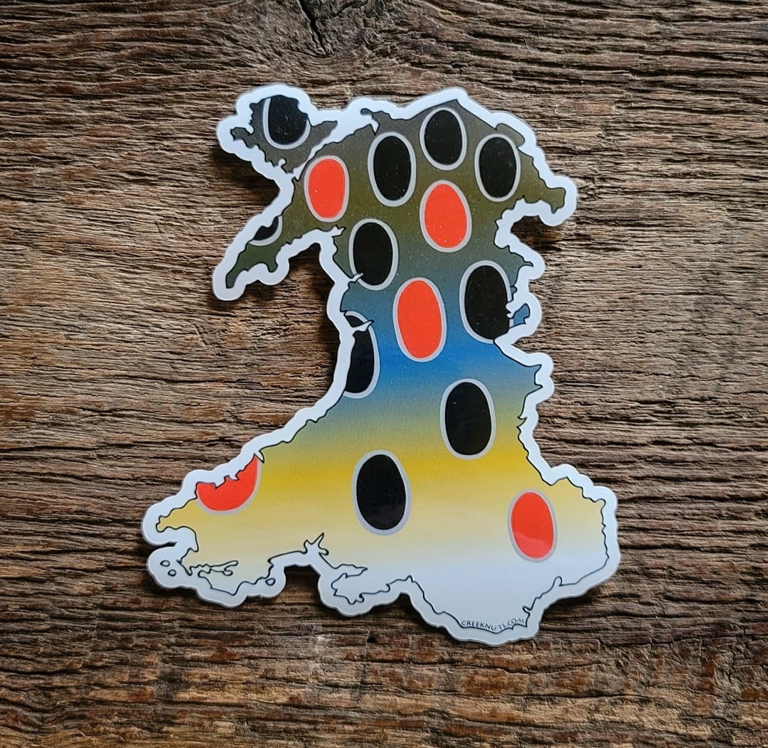 Wales Brown Trout Skin Sticker Decal - Walmart.com