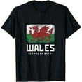 Wales Flag Welsh Dragon Banner Cymru Am Byth Welshman T-Shirt - Walmart.com