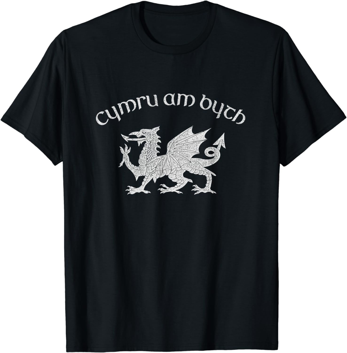 Wales, Red Welsh Dragon, Cymru Am Byth tshirt - Welsh Pride - Walmart.com