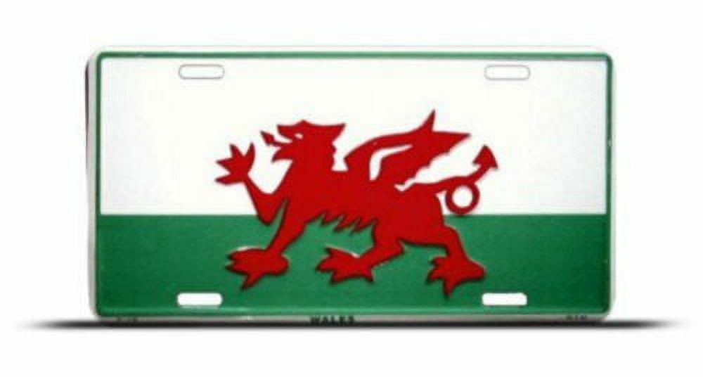 Wales UK United Kingdom 6"x12" Aluminum License Plate Sign - Walmart.com