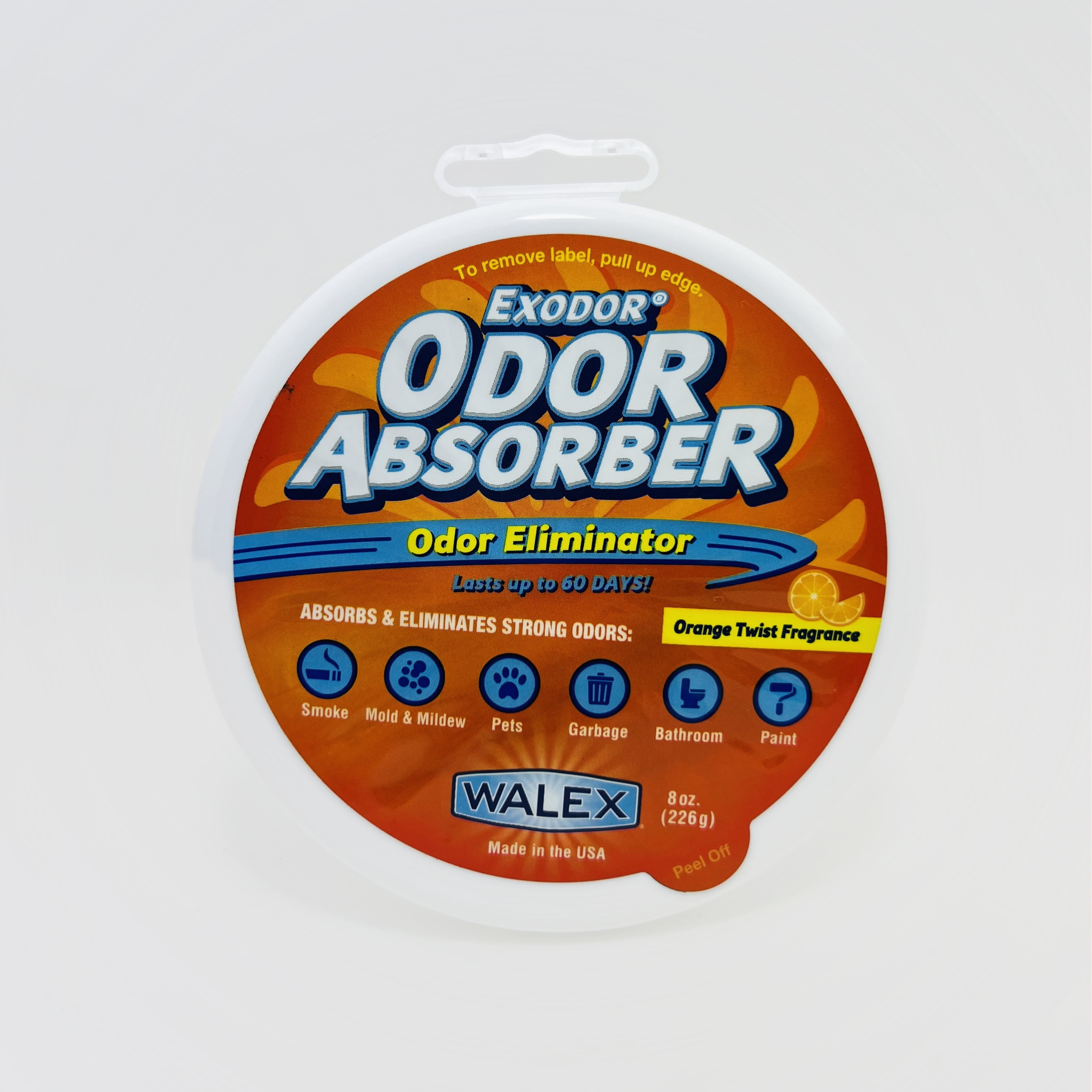 Walex Odor Absorber - Odor Eliminator - Orange Twist Scent - 1 tub ...