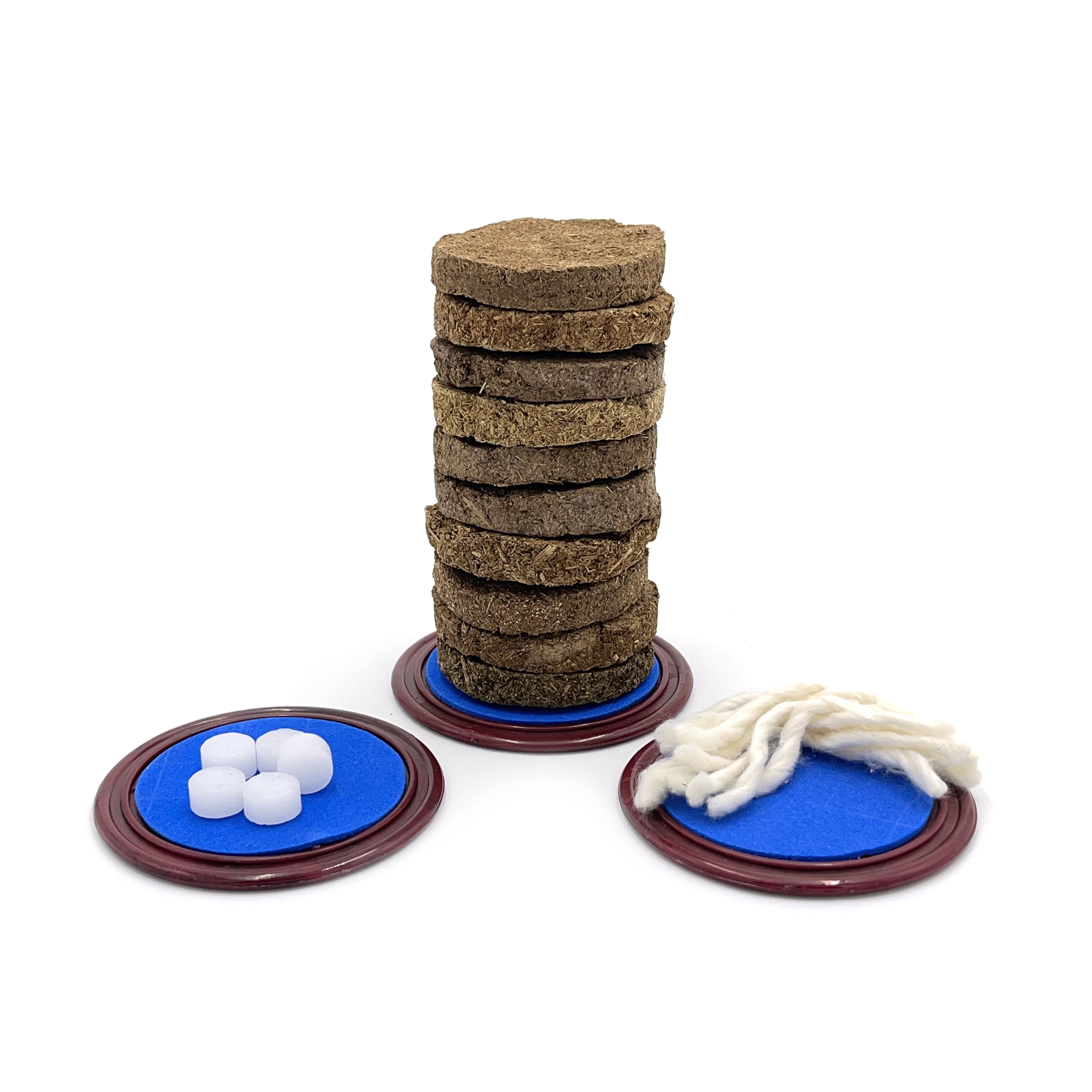 Walgrow Round Shape Cow Dung Cakes/Upla/Kanda With Camphor and Cotton ...