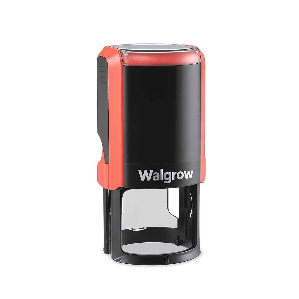 Walgrow Self-Inking Rubber Stamp – Delivered | Easy Refillable for ...