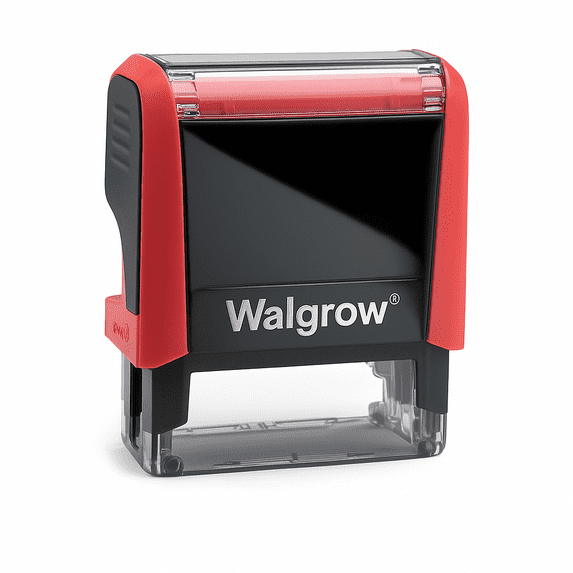 Walgrow Self-Inking Rubber Stamp – Paid | Easy Refillable for Office ...