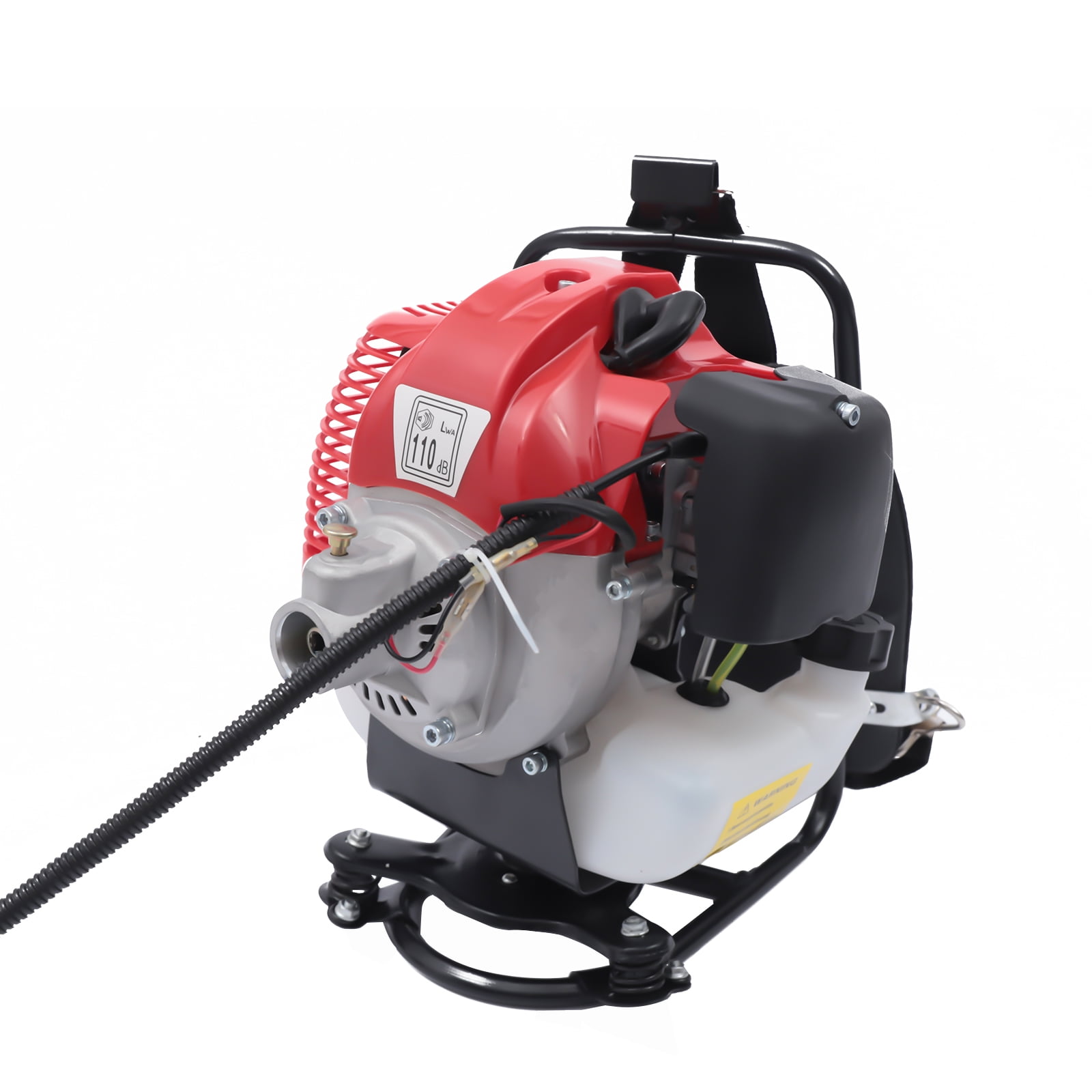 Walk Behind Lawn Sweeper with 52cc Gasoline Engine, Nylon Brush Head ...