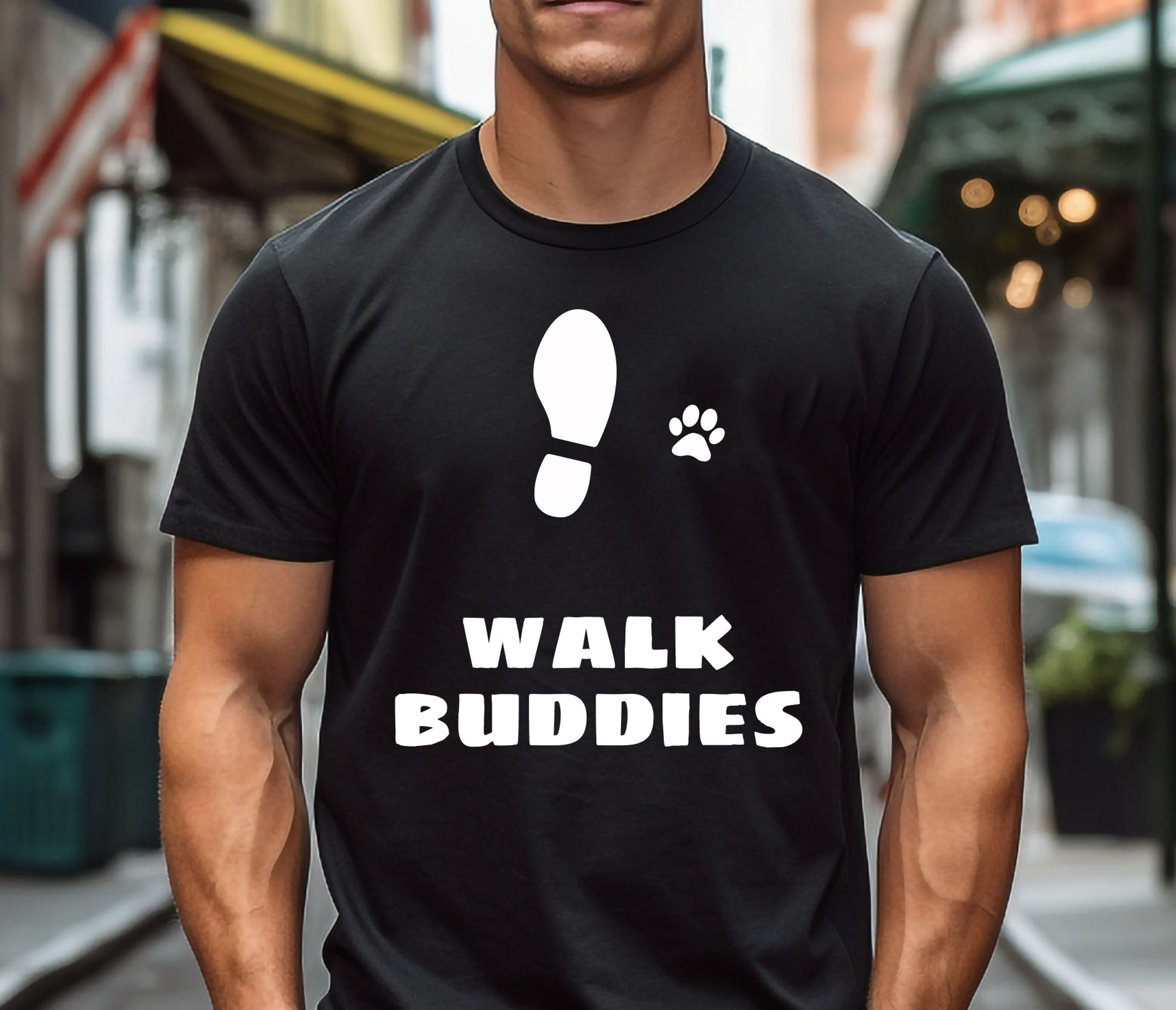 Walk Buddy Tee - Celebrate Your Furry Friend Walk Buddies- Exclusively ...