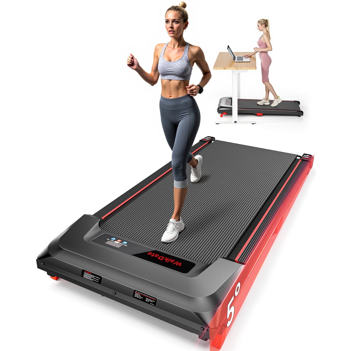 Walk Date Under Desk Treadmill With Incline,Walking Pad Treadmill With ...