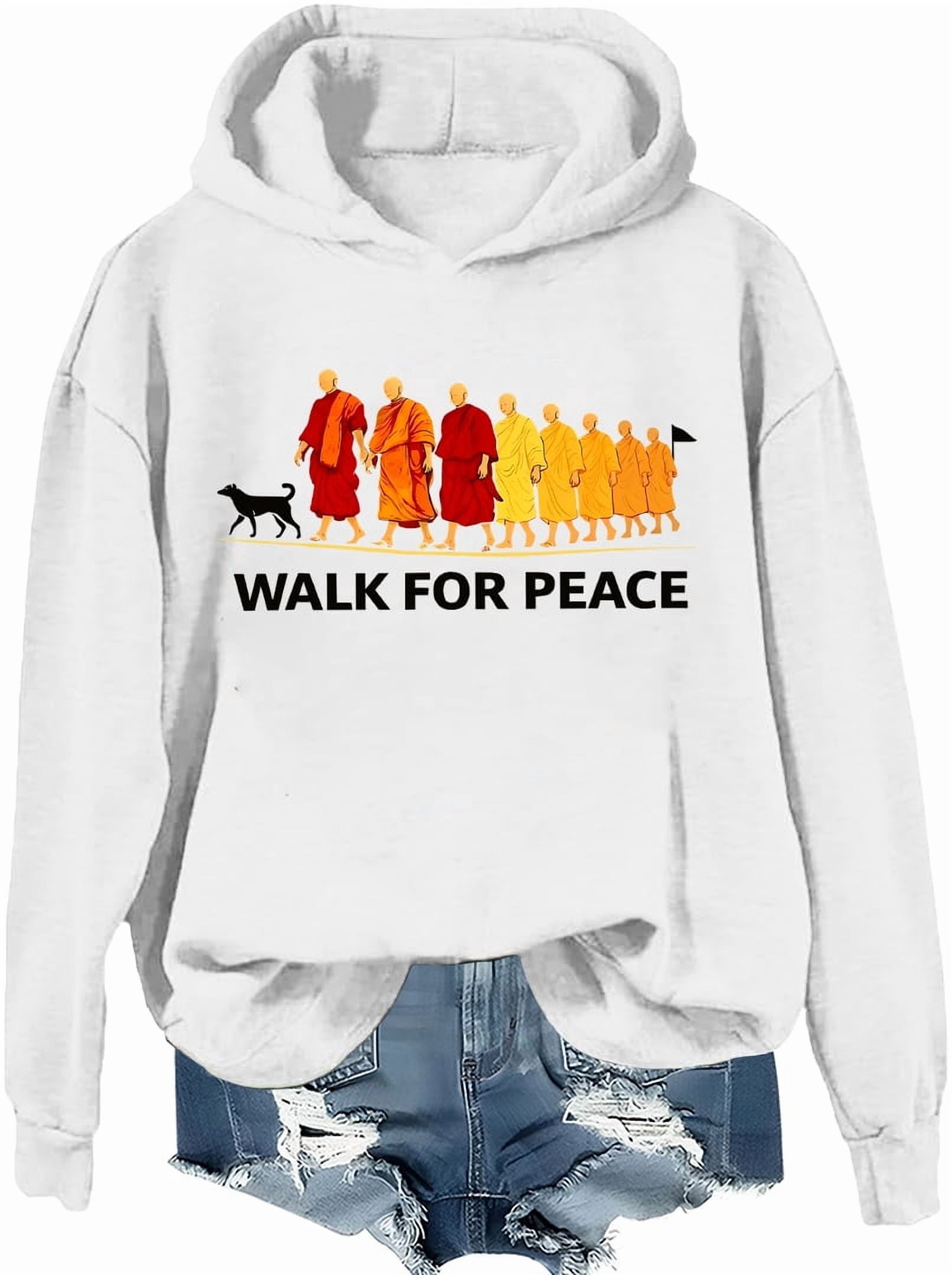 Walk For Peace Hoodie Walk For Peace Shirt For Women Man 2026 World ...
