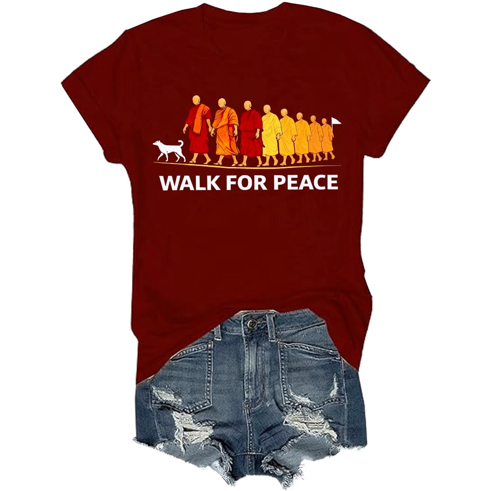 Walk For Peace Shirt Walk For Peace Tshirt For Women Man 2026 World ...
