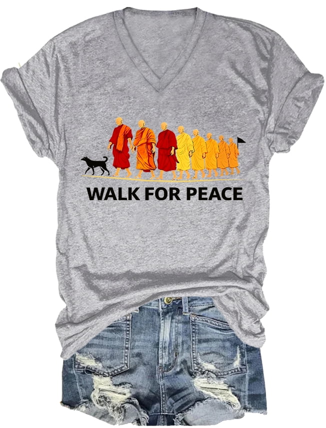 Walk For Peace Shirt Walk For Peace Tshirt For Women Man 2026 World ...