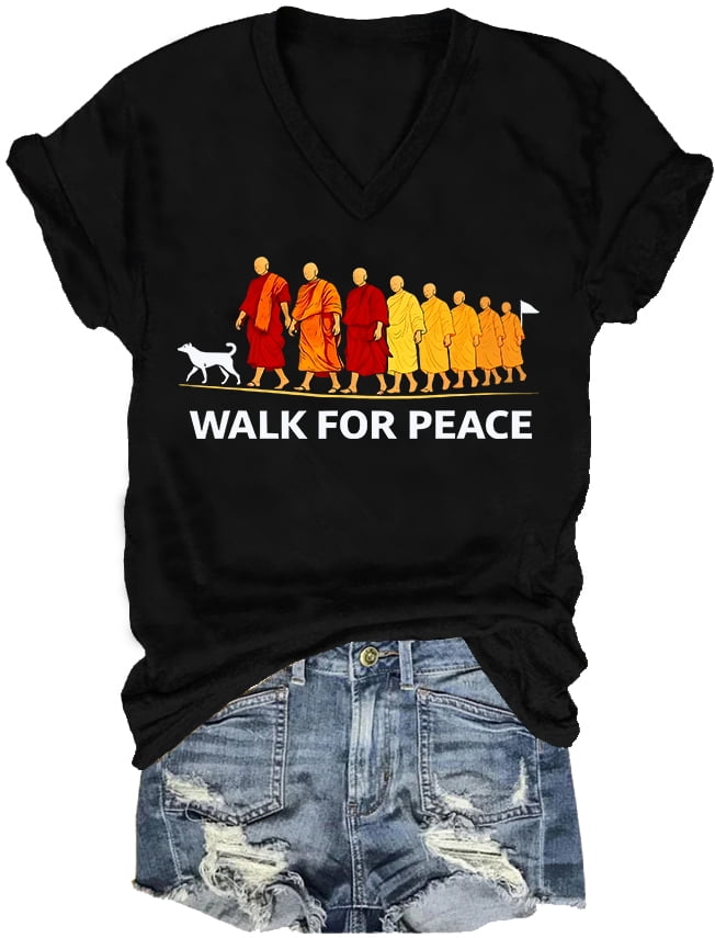 Walk For Peace Shirt Walk For Peace Tshirt For Women Man 2026 World ...