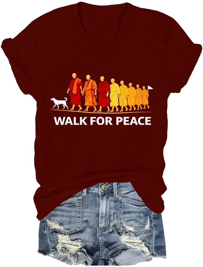 Walk For Peace Shirt Walk For Peace Tshirt For Women Man 2026 World ...