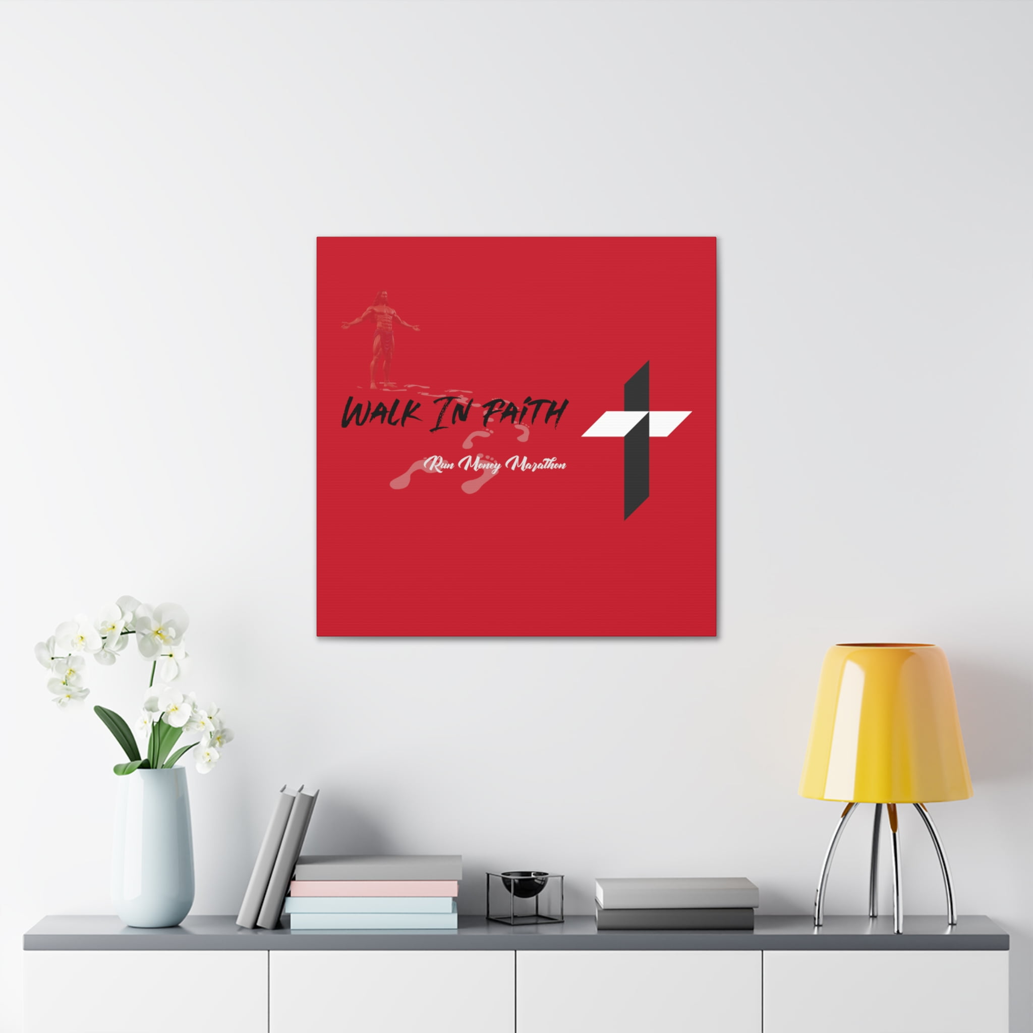 Walk In Faith Wall Art Canvas Gallery Wraps - Walmart.com
