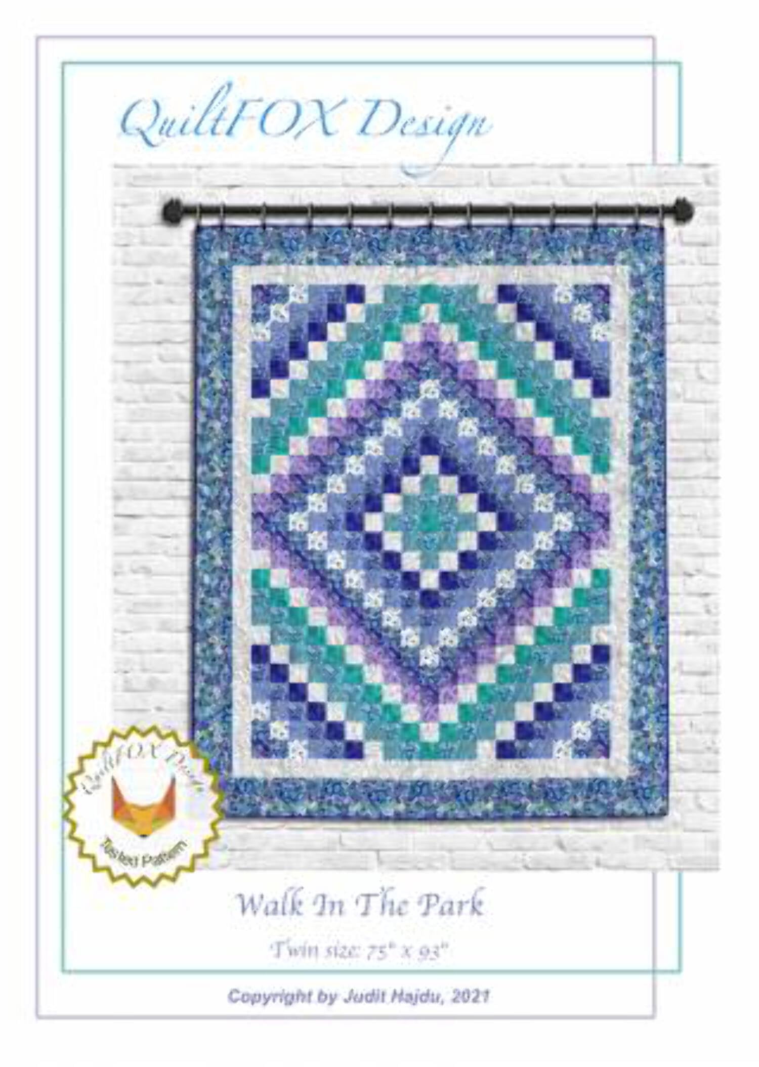 Walk In The Park Quilt Pattern - Walmart.com