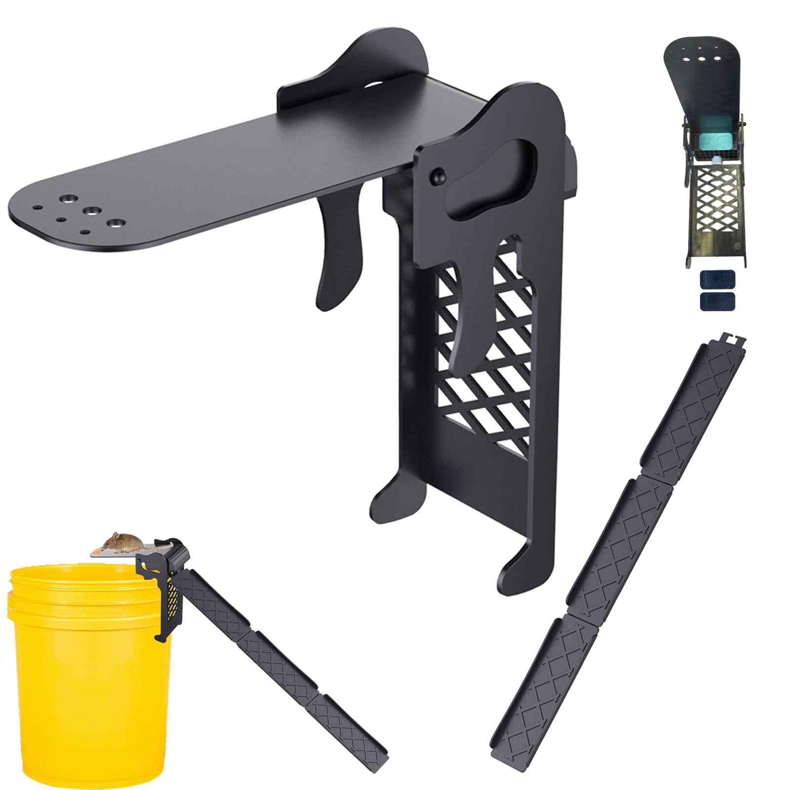 Walk The Plank Mouse Trap, Humane Rat Trap with Adjustable Sensitivity ...