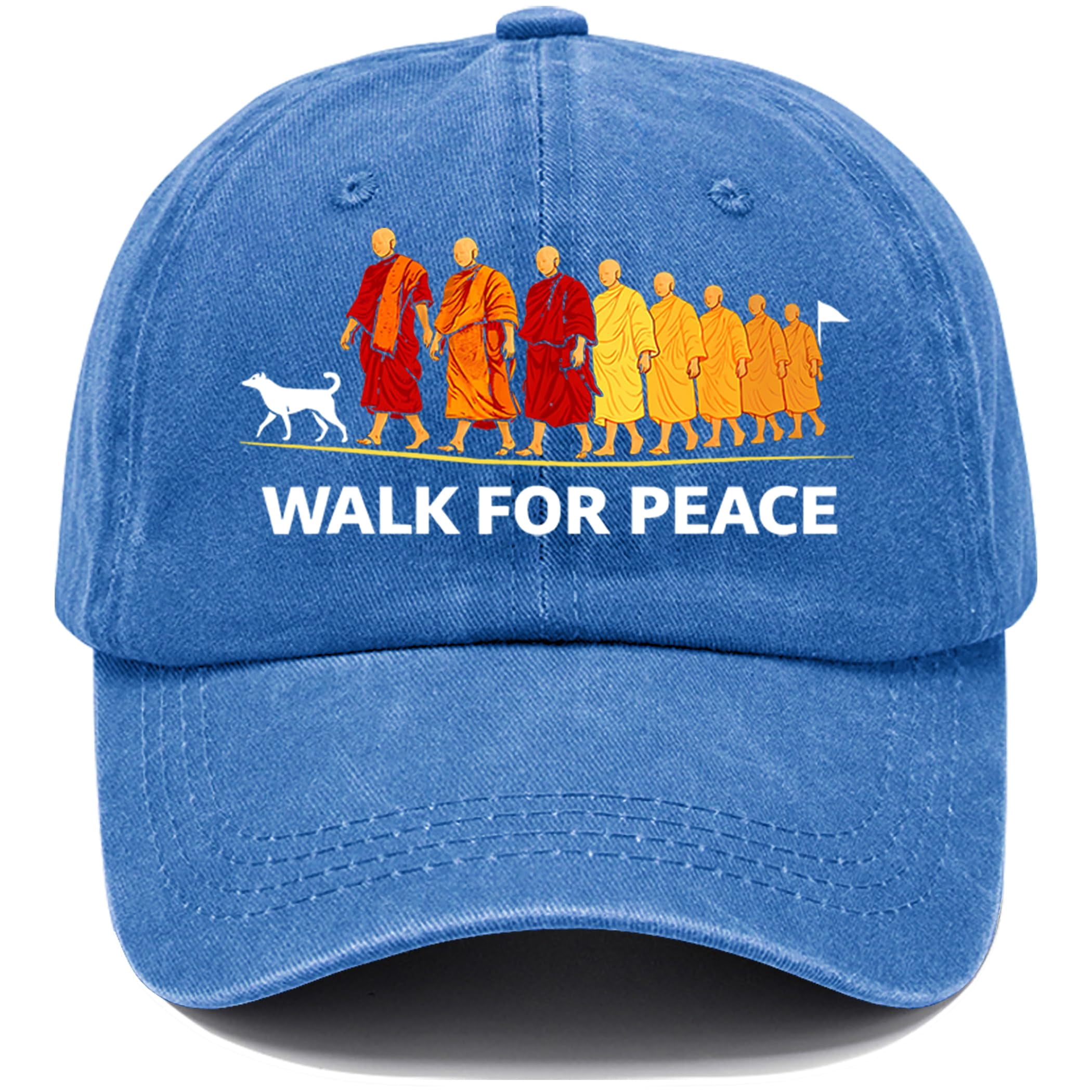 Walk for Peace Hat Walk for Peace Monks Hat Walking Monks Minimalist ...
