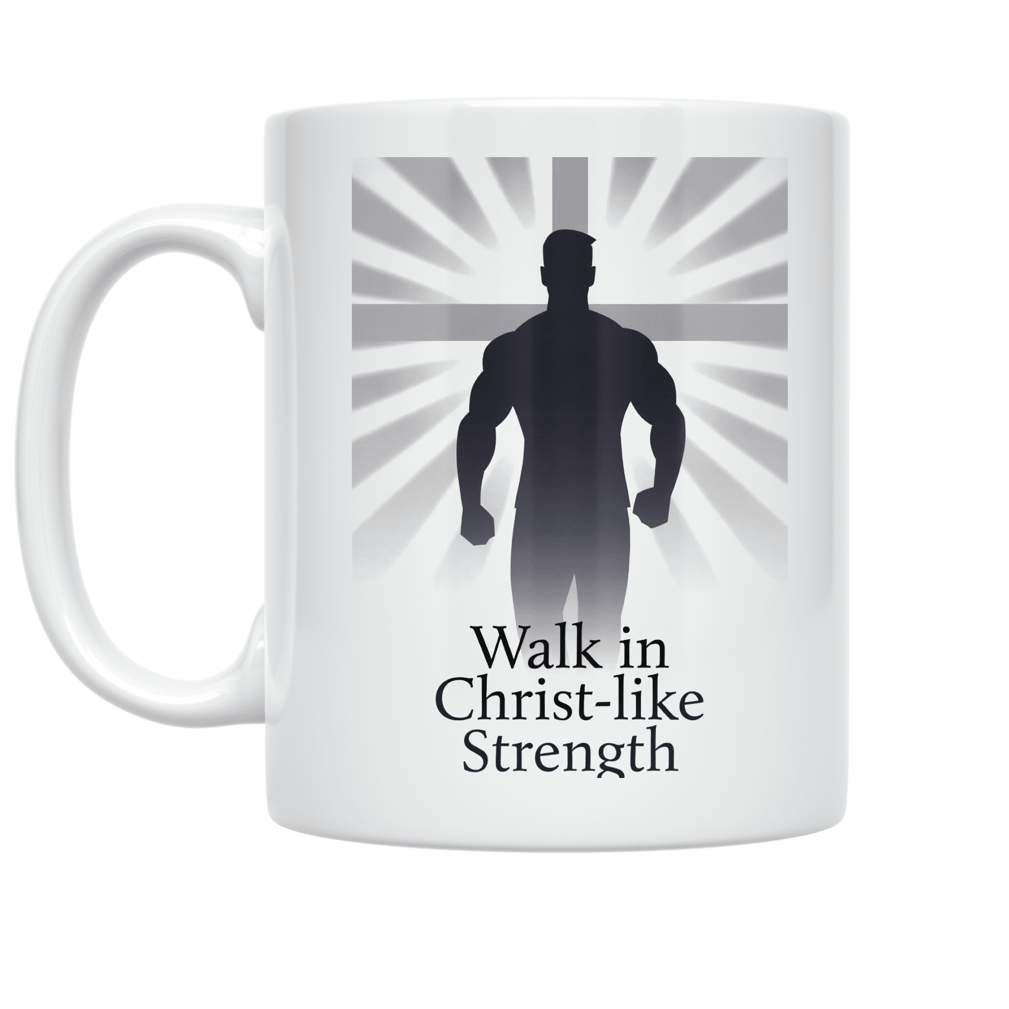 Walk in Christ-like Strength - Christian Men - 11 oz Ceramic Coffee Mug ...