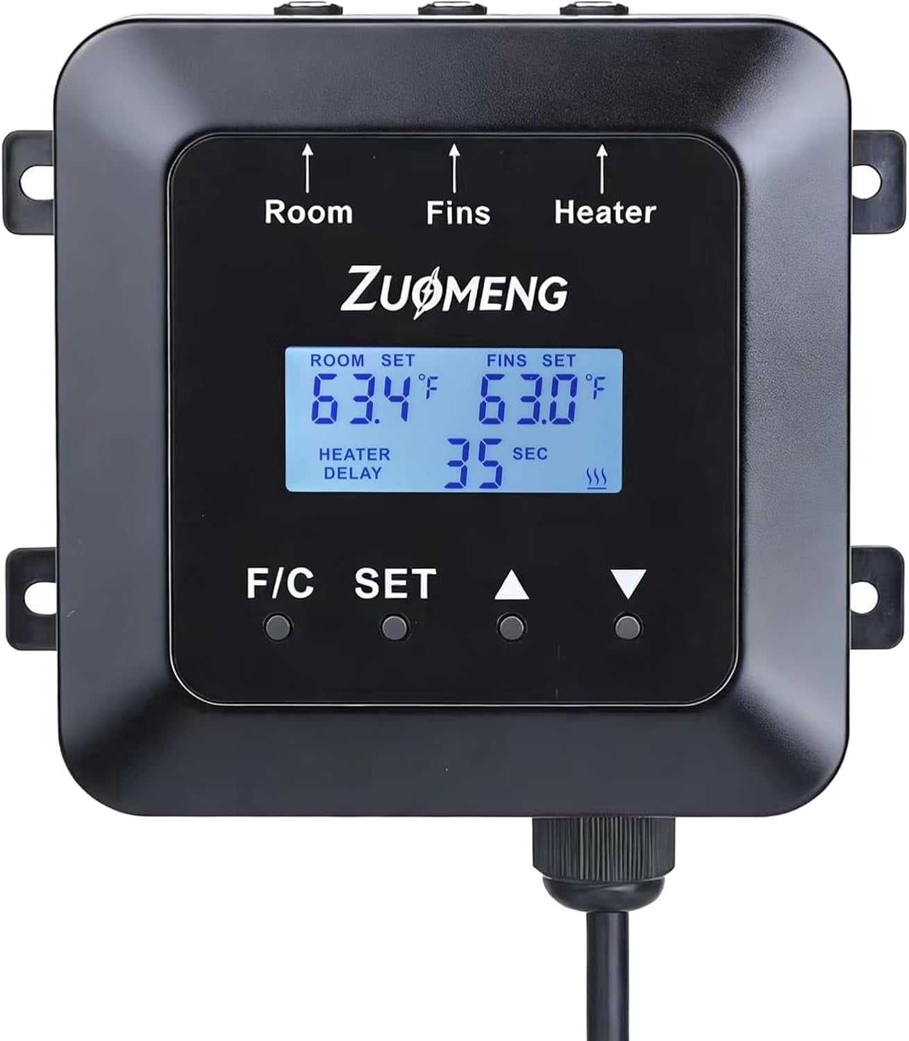 Zuomeng Walk-in Cooler Controller for Window AC Unit, Adjustable 33°F ...