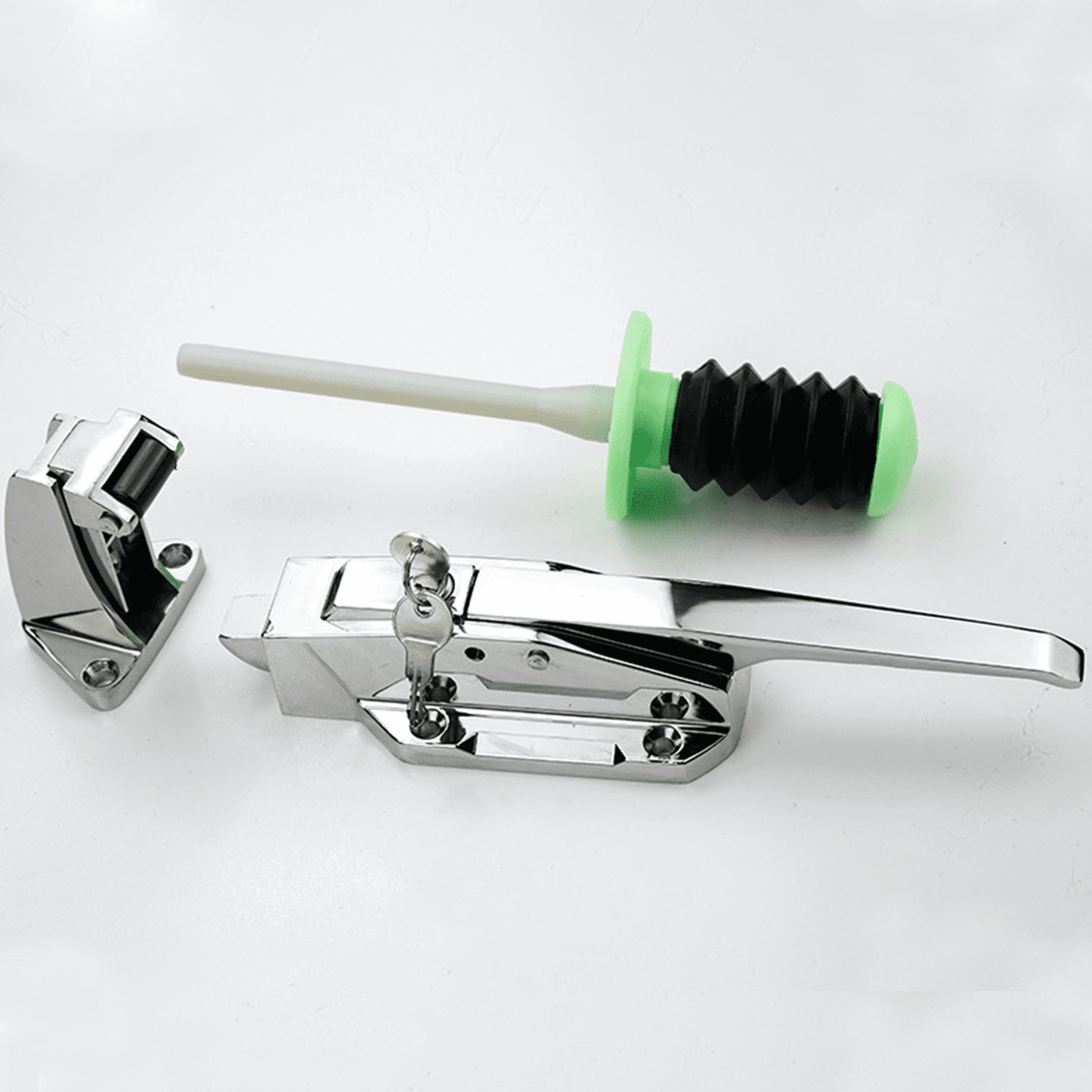 Walk-in Freezer Latch Kit with Offset Strike and Inside Release Handle ...