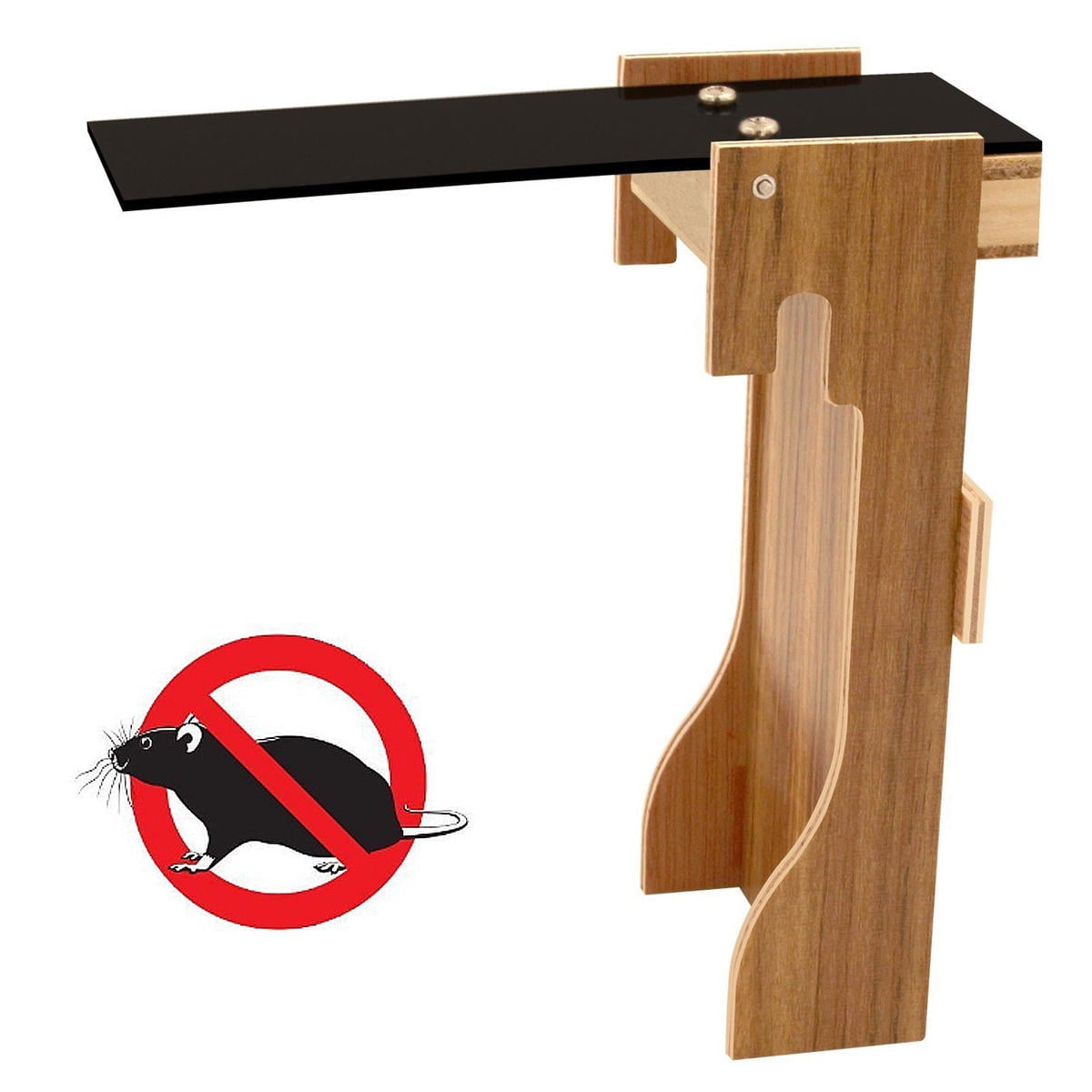 Walk the Plank Mouse Trap – Automatic Reset Rodent Trap for Mice & Rats, Reusable Bucket Trap ...