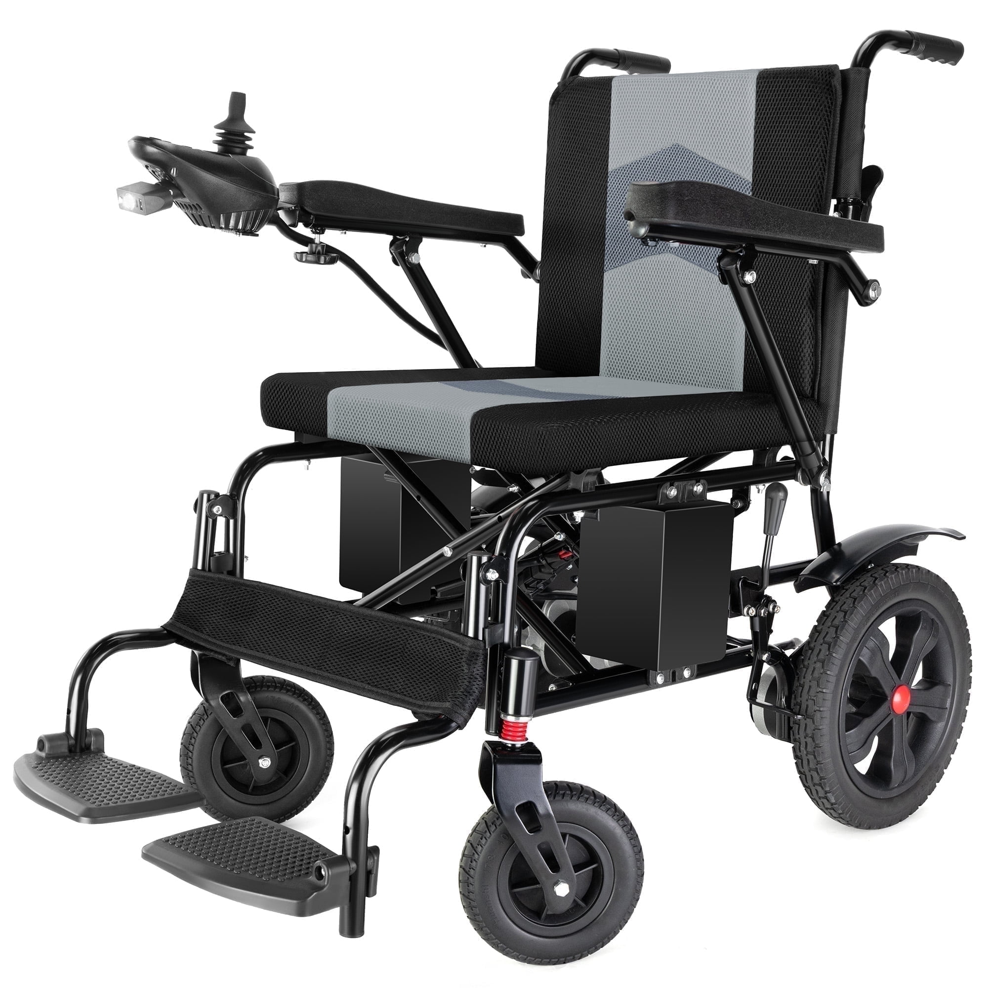 WalkFeel Electric Wheelchair for Adults, Foldable Motorized Wheelchair ...