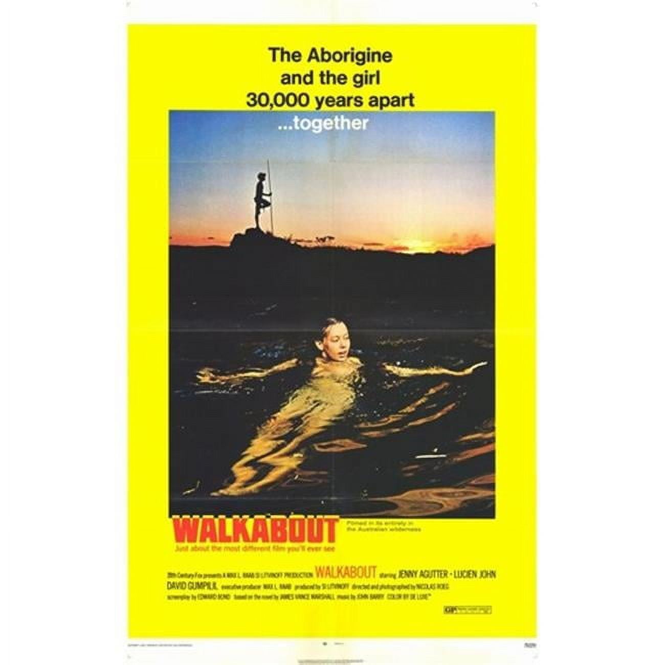 Walkabout Movie Poster - 11 x 17 in. - Walmart.com