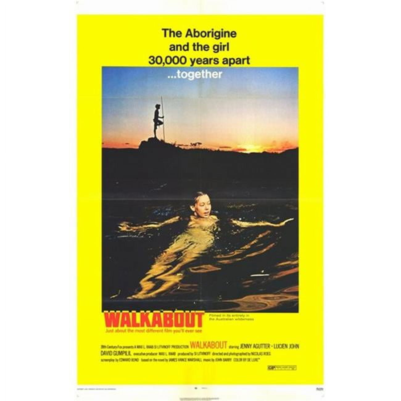 Walkabout Movie Poster - 11 x 17 in. - Walmart.com